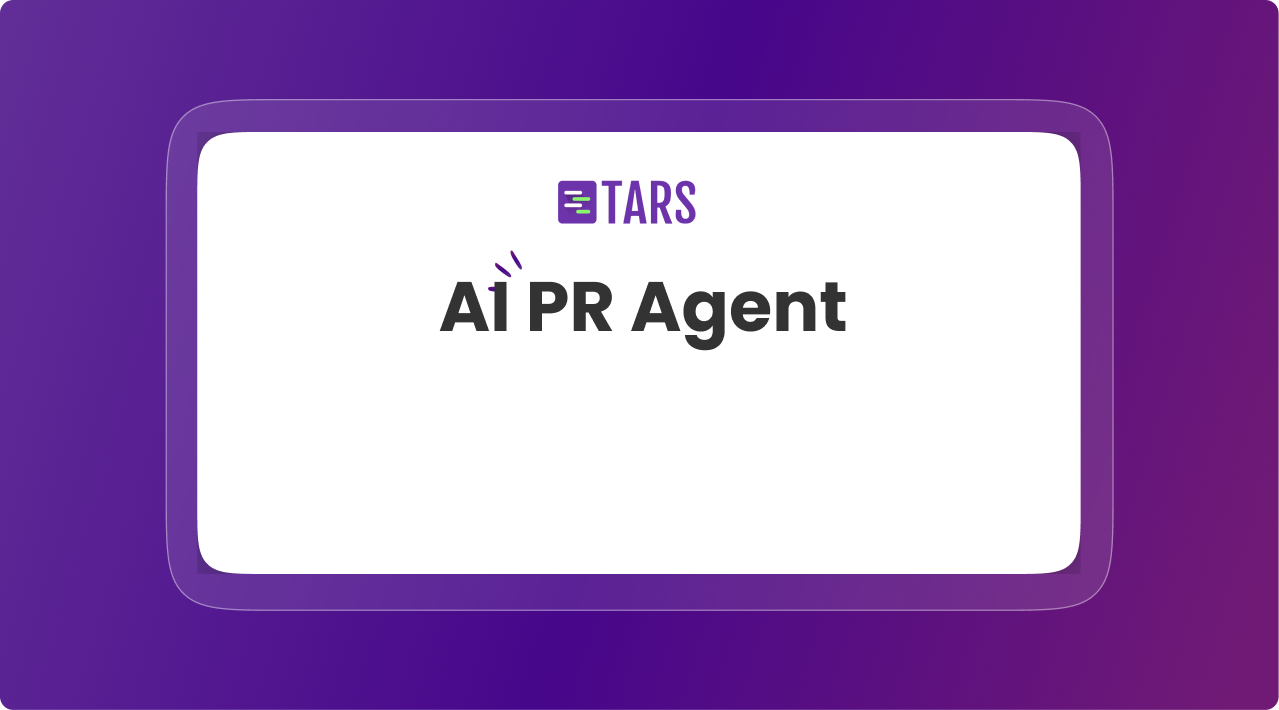 AI PR Agent Strategic Communication Tool by Tars